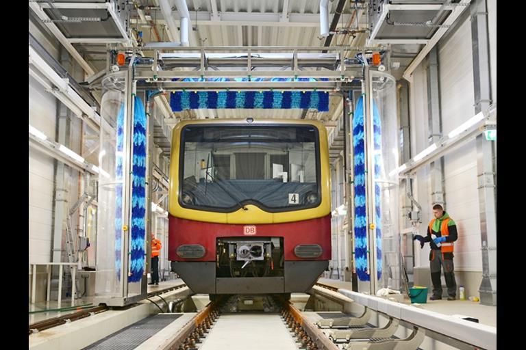 Longest train washing plant in Berlin enters service | News | Railway ...